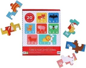 Petit Collage Moje první hláskování puzzle se zvířátky / od 2 let