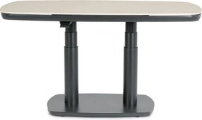 BIZZOTTO Nastavitelný zahradní stůl PORTOFINO 135x83 cm antracit 8051836778511