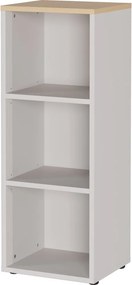 Krémová matná knihovna 45x120x40 cm Lissabon – Germania