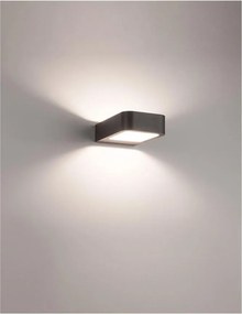 NV 713312 Venkovní nástěnné svítidlo ACQUA tmavě šedý hliník akrylový difuzor LED 5W 3000K 110-265V 38st. IP54 - NOVA LUCE