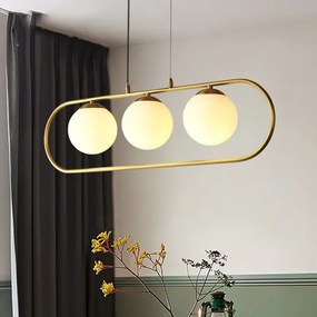 Toolight - Moderní stropní lampa 3xE27 60W APP915-3CP, zlatá, OSW-03205