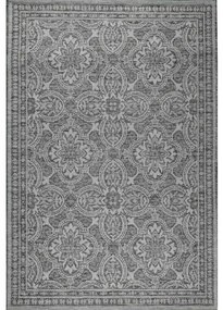 Kusový koberec Flat 21193-ivory/silver/taupe Varianta: Ovál 20x290 cm