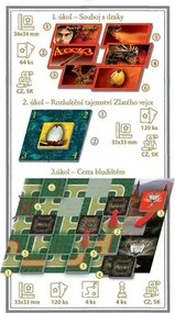 EFKO Společenská hra Harry Potter Turnaj tří čarodějnických škol 3v1 /