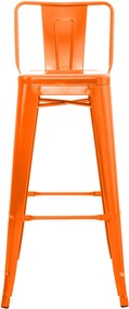 Sada 2 barových židlí Mason – oranžová