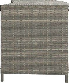 vidaXL Úložné regály 2 ks polyratan [362265] Barva: Černá
