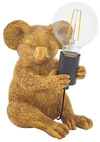 Endon 95082 - Stolní lampa KOALA 1xE27/10W/230V zlatá