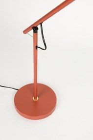 Červená kovová stolní lampa (výška 45,5 cm) Aero – White Label