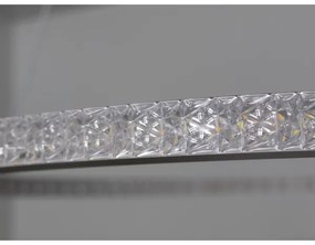 LED Stmívatelný lustr na lanku LED/90W/230V 3000-6500K pr. 60 cm + DO
