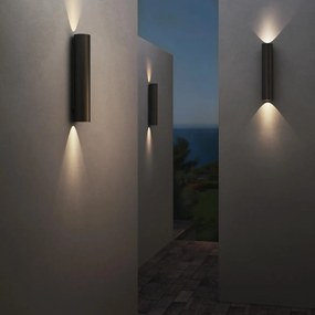 AST 1428013 Venkovní nástěnné svítidlo Ava 400 2x6W GU10 černá - ASTRO Lighting