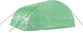Skleník s ocelovým rámem zelený 36 m² 6 x 6 x 2,85 m 3188106