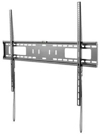 Startech.com flat screen tv wall mount - fixed - heavy duty commercial grade tv wall mount for 60" to 100" tvs - vesa wall mount (fpwfxb1) - držák - pro televize - plast, ocel - černá - velikost obrazovky: 60"-100" - montáž na stěnu