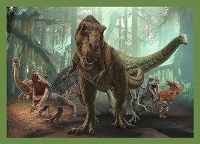 TREFL PUZZLE 4v1 Jurassic World Nebezpeční dinosauři 207 dílků skládačka tr34607
