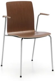 ProfiM - Židle COM K12H přírodní dýha s područkami