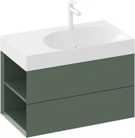 Ravak Lite skříňka pod umyvadlo bez umyvadla 80 x43x45 cm grey green X000001876