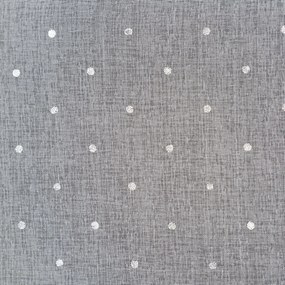ZÁCLONA NA KROUŽCÍCH DOTI 140X250 CM BÍLÁ