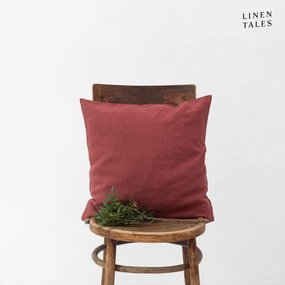Lněný povlak na polštář 45x45 cm Marsala – Linen Tales