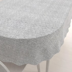 Biante Bavlněný oválný ubrus Sandra SA-061 Nepravidelné tvary na bílém 120x140 cm