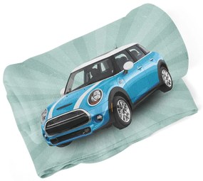 Sablio Deka Mini sedan Zelené pozadí - 150x120 cm