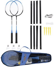 Badmintonová sada Nils NR0312, dvě rakety, míčeky a síť