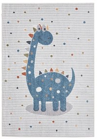 Modro-světle šedý dětský koberec 80x150 cm Vida Kids Dinosaur – Think Rugs