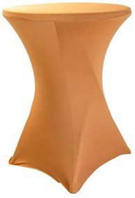 Elastický ubrus EXTREME na koktejlový bistro stůl 70-80 cm VÍCE BAREV Barva ubrusu: ZLATÁ / GOLD