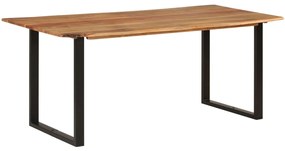 Jídelní stůl 180 x 90 x 76 cm masivní akáciové dřevo