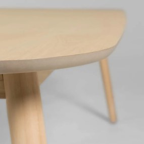 OnaDnes -20% Dřevěný jídelní stůl Kave Home Batilde 140 x 70 cm