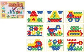 TEDDIES Mozaika Klobouček / Mozaika / 127 dílků / Velikost dílku 2,5 c