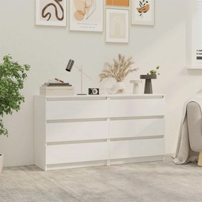 Noční stolky 2 ks bílé 60 x 36 x 64 cm masivní borovice 3093548