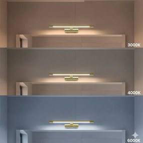Nástěnné LED svítidlo Klimt, 1x LED 8w, 3000-6000k, (40 cm), g
