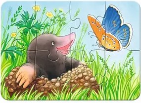 Ravensburger Moje první puzzle Roztomilá zahradní zvířátka 2/4/6/8 díl