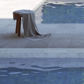 Malvis ® 3D Tapeta Stolička pozorující bazén Vel. (šířka x výška): 360 x 260 cm