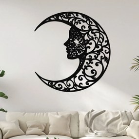 dřevo života Dřevěná dekorace LUNA Zvolte barvu dekoru: Černá, Zvolte rozměr Ø (cm): 60