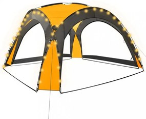 Party stan s LED světly 3,6x3,6 m Dekorhome