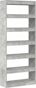 Knihovna 6 úrovní 80 x 30 x 198 cm Kompozitní dřevo 3333919