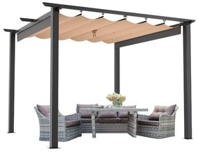 JAKS Zahradní altánek pergola 3 x 3 m Barevné varianty: šedá