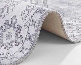 Nouristan - Hanse Home koberce Kusový koberec Asmar 104011 Graphite/Grey - 200x290 cm