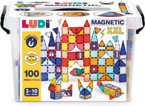 Ludi Magnetická stavebnice XXL 100 ks / od 3 let