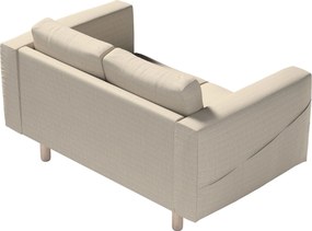 Potah na pohovku IKEA Norsborg 2-místná barva béžová látka pletený vzor