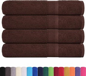 Ručníky FROGN 4 ks hnědé 100x200 cm 360 g/m² 136771