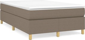 Rám postele s boxspringem taupe 120 x 200 cm textil 3120949