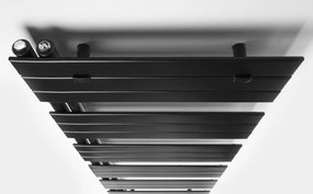 Aqualine Mythos otopné těleso rovné boční připojení 500 x 1730 mm černá mat LLM517B