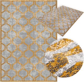 Koberec Agnella Soft Tehya Gold zlatý