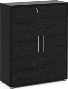 Kancelářská skříňka Office 89 cm černá