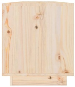 TV skříňka Alamo - masivní borové dřevo - 110x34x40 cm | přírodní
