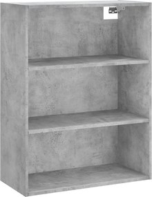 Skříň highboard betonově šedá 69,5x34x180 cm kompozitní dřevo 3189945
