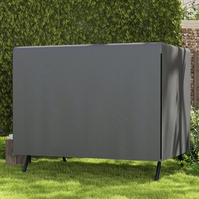 Kryt na zahradní nábytek Ochranný kryt na venkovní nábytek, 215 cm x 155 cm x 150 cm, tmavě šedý