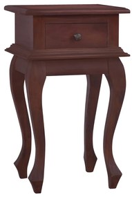 Noční stolek klasicky hnědý 35 x 30 x 60 cm masivní mahagon,  288819 HangarStore.cz