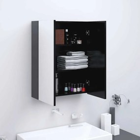vidaXL Koupelnová skříňka se zrcadlem 60 x 15 x 75 cm MDF [331525] Barva: Šedá