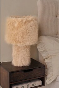 Krémová látková stolní lampa (výška 46 cm) Fay – Ellos Home